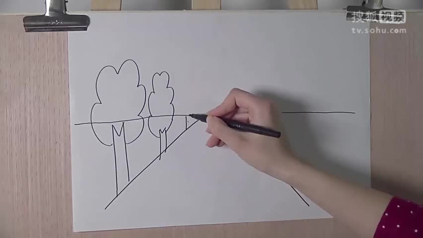 速写手握拳握笔姿势跟李老师学画画