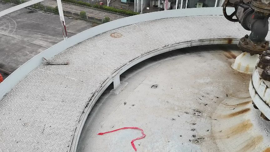 氧压表回装现场