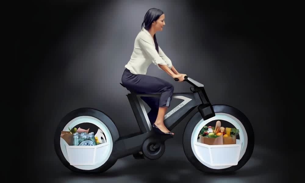 世界首辆回旋加速器加持的自行车,无轮毂无链条,科技感满满!