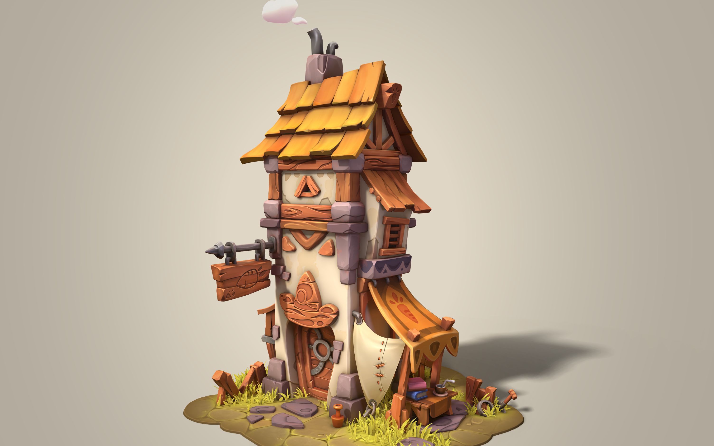 Maya场景建模:零基础也能学会的基础3D房子模型(上)