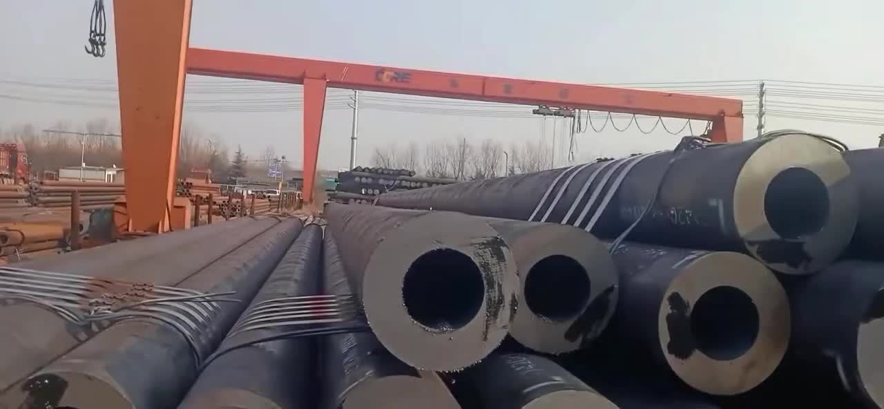 圆钢掏孔管 大直径厚壁无缝钢管 昊悦金属