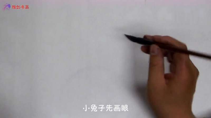 国画兔子绘画技法,步骤清晰,画好兔子就这么简单,你学会了