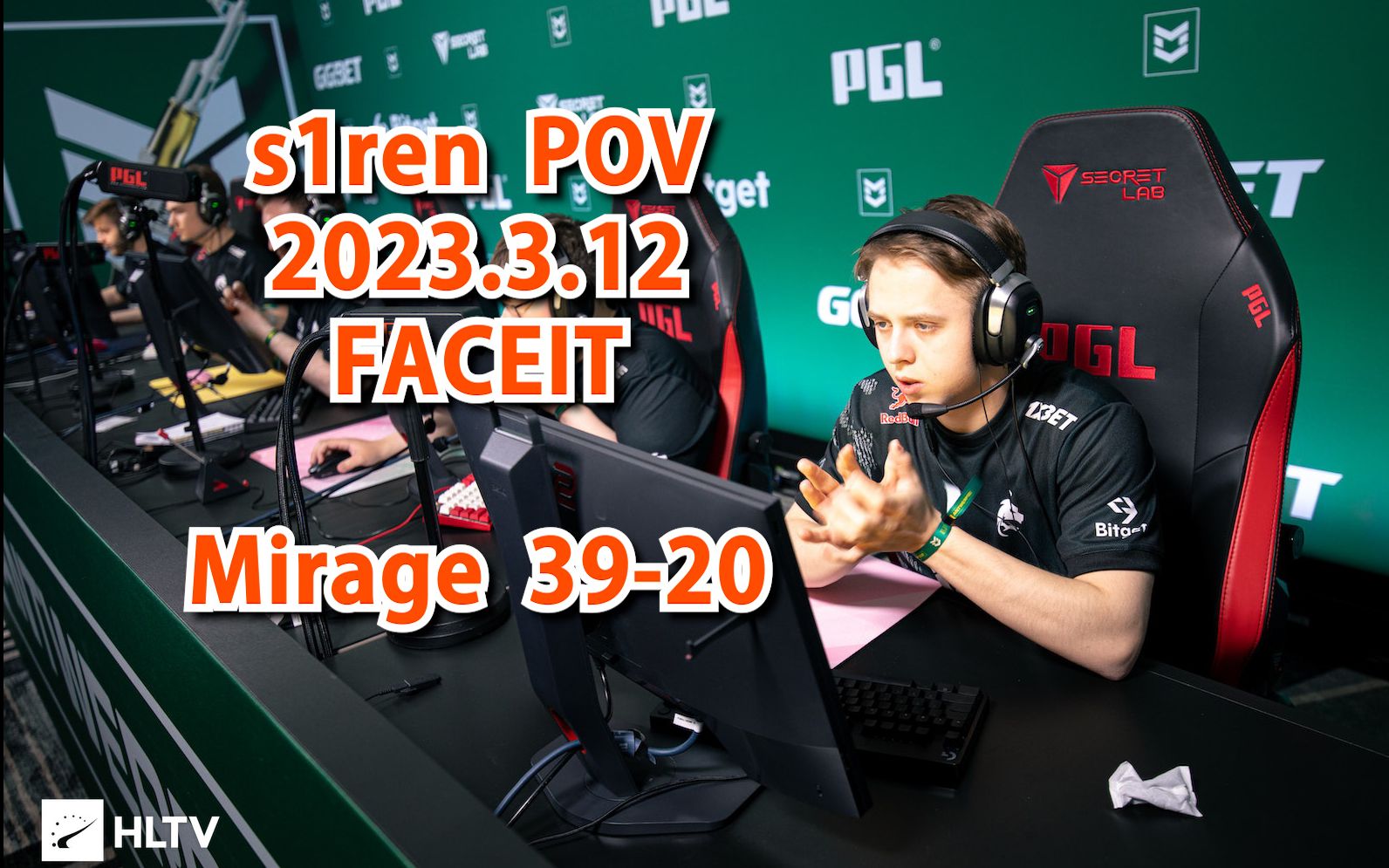 【CS:GO】s1ren POV 2023.3.12 FACEIT
