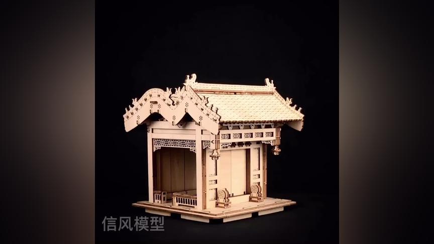 #模型制作 #古建筑 #我爱拼模型 #微缩场景