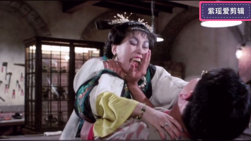 林正英鬼片系列# 男子不小心弄掉镇尸符 女僵尸复活穷追不舍