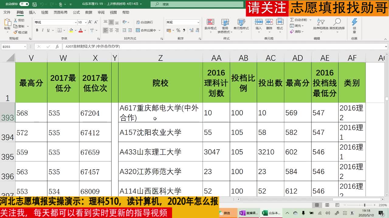 理科510分,保计算机专业,怎么填志愿?附详细志愿填报现场演示