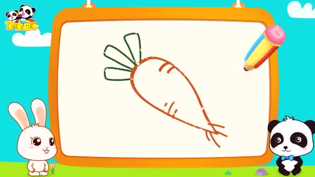 蔬菜简笔画,零基础也能学会画,一看就会so easy!