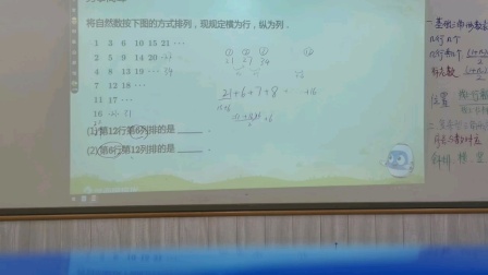 五寒第三讲三角形数表