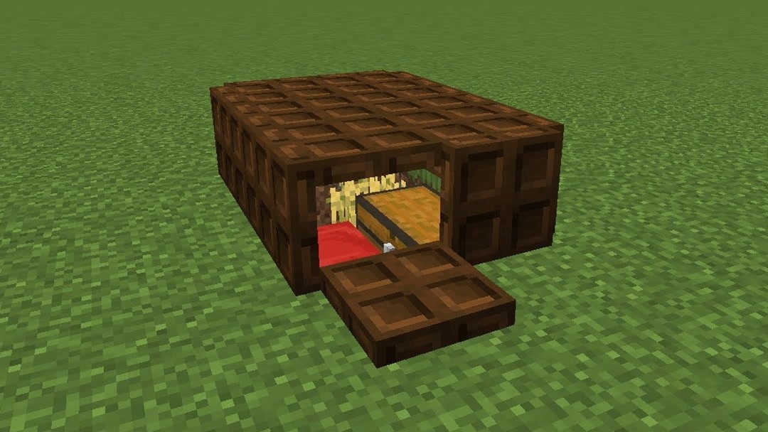   我的世界:如何在MC中造最小的房子?小巧但极其实用!