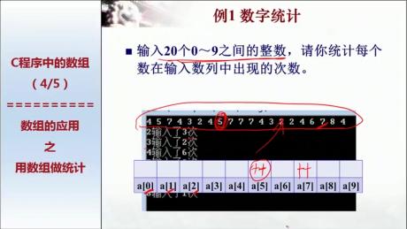 北大老师主讲计算导论与C语言基础:第62讲,数组的作用之一