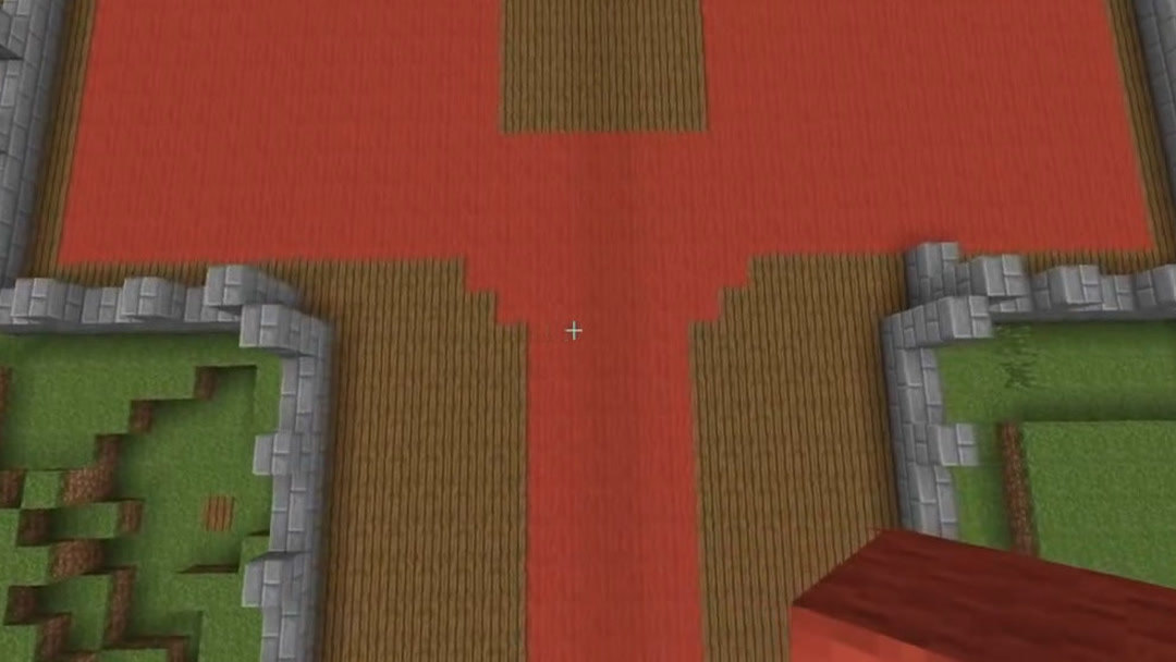 我的世界创造模式-外国人建造教堂