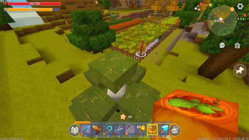 迷你世界新生存第432期:放完南瓜灯的家,真漂亮