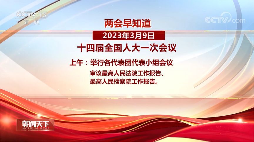 两会早知道 2023年3月9日
