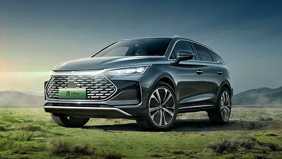 比亚迪唐DM-p开售!前脸像眼镜蛇,三排六座,4.3s破百!