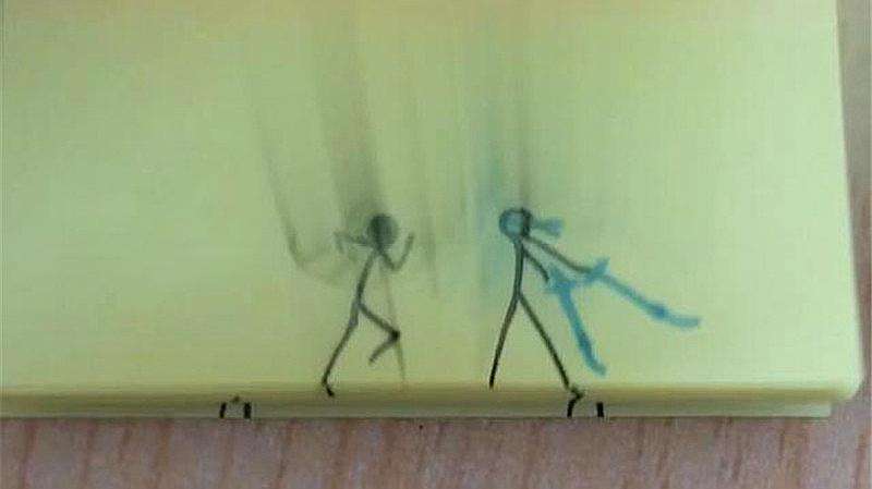 这样的翻页动画你喜欢吗?我感觉我画的还行