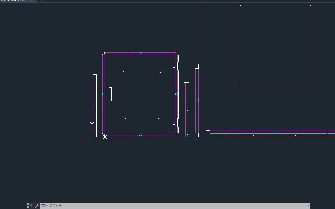 CAD插件钣金插件cad钣金工具-折弯打标+打标修剪
