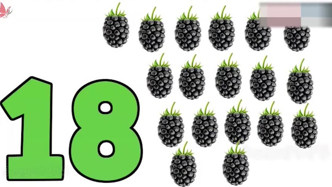 少儿早教动画,教宝宝认识数字1-20