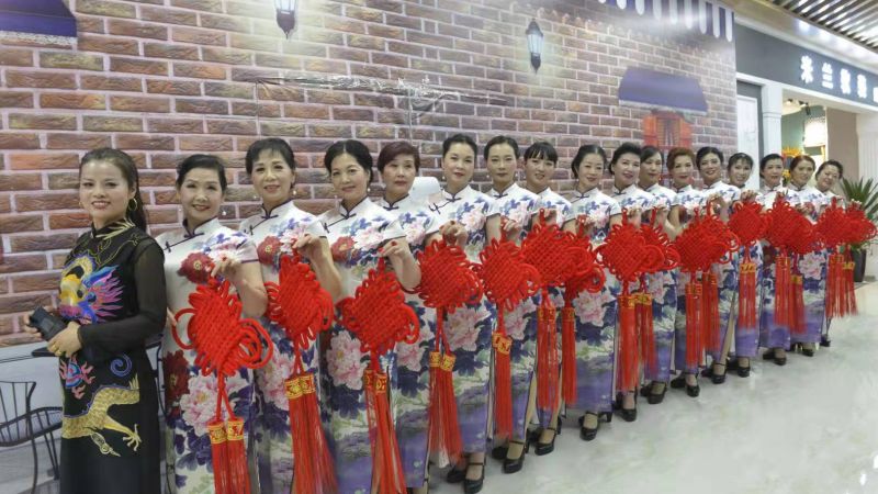 河南省模特艺术研究协会上街旗袍佳丽旗袍秀