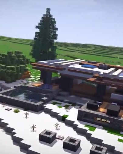 「我的世界」海景别墅建筑展示