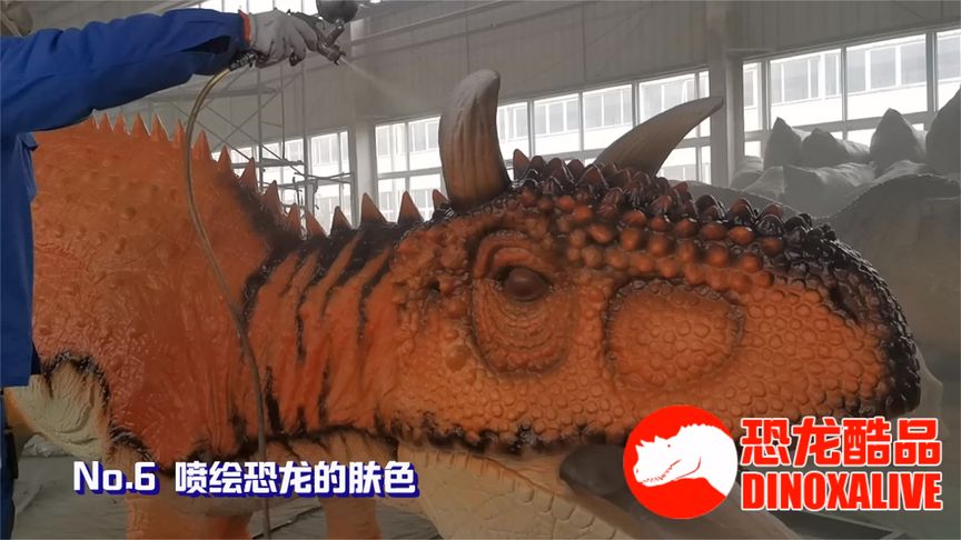 仿真恐龙制造工厂 - 电子恐龙制作流程展示