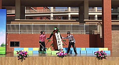 嘉都.五二班 国旗下表演——保护地球(2019.3.11)