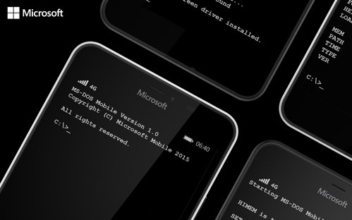   微软发布 MS-DOS 移动版操作系统(@诺记吧 转载)