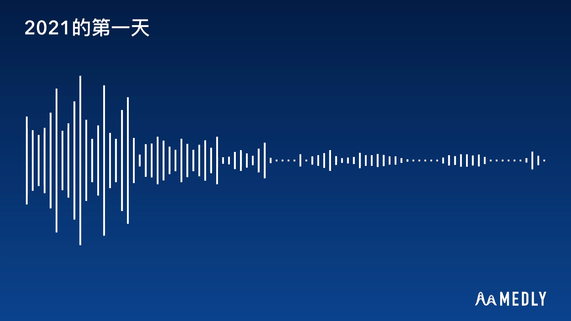 【Medly】2021的第一天