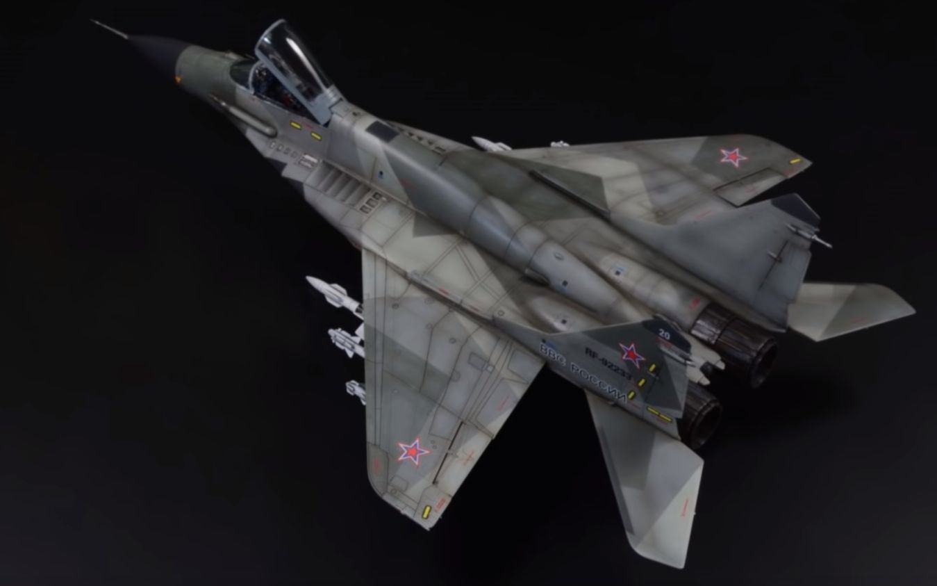 小号手 MiG-29 SMT 1/72 制作过程