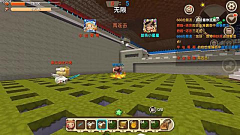 迷你世界:元气骑士插件武器大乱斗,伙伴一开火,半仙电脑有点卡