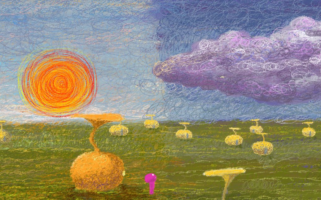 【电脑二维手绘动画】《等雨来》+未知物种的生活环境