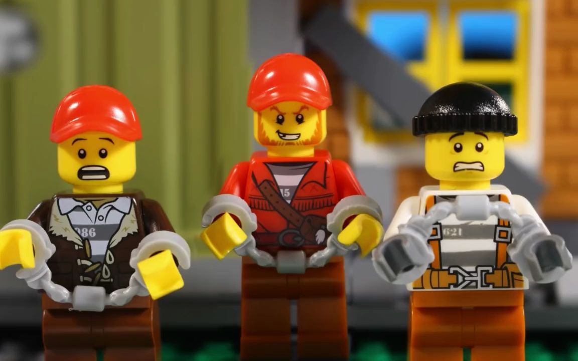 【乐高定格动画】当坏蛋也开始学知识,小警察们还hold住吗?!