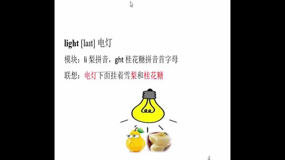 讲解单词light 电灯怎么用联想记忆法记忆