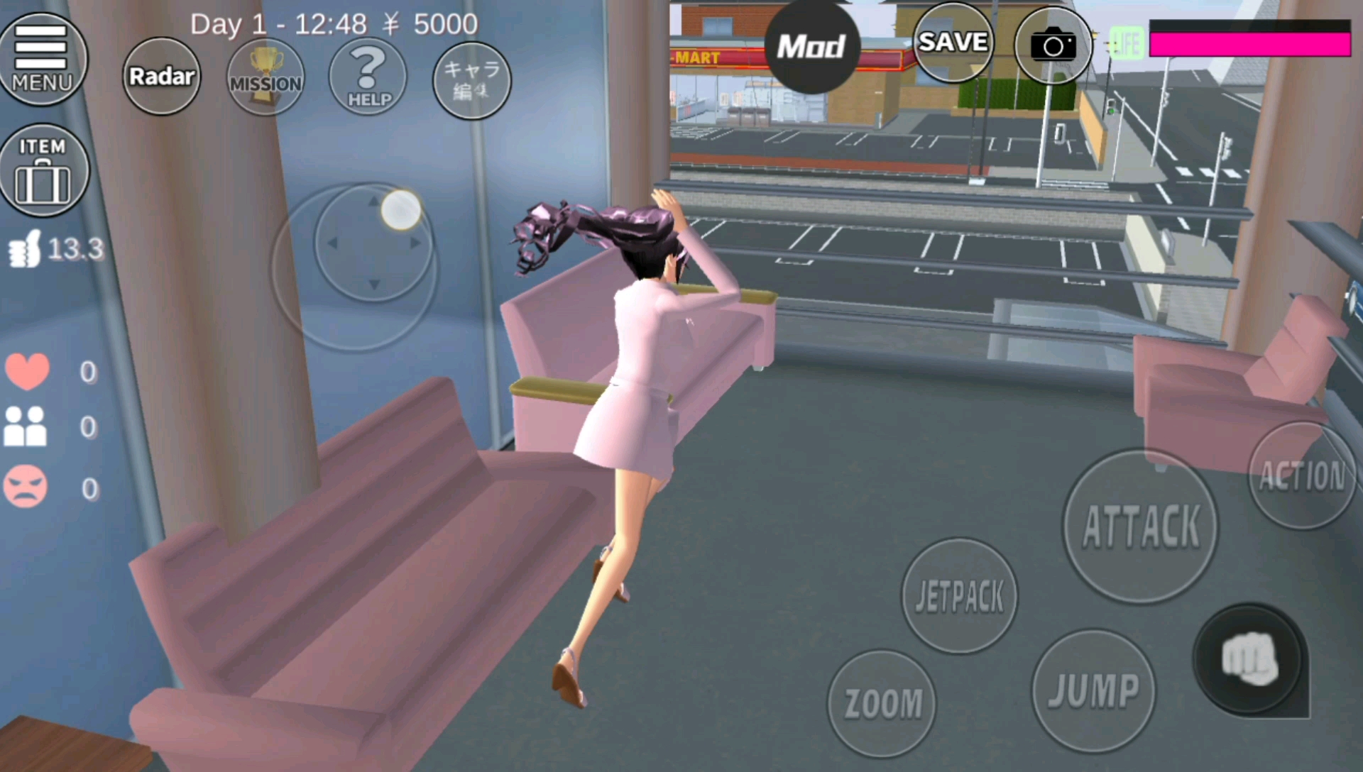 今天来做一个樱花校园秘密基地,再说一些话