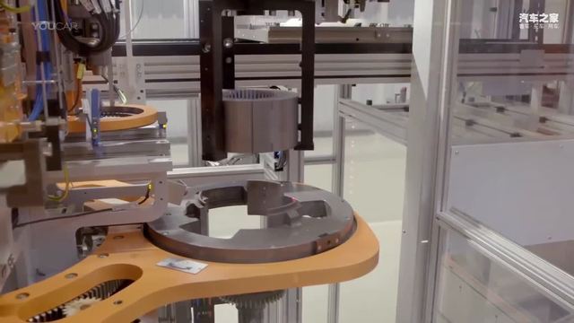 汽车奥迪电动机生产过程