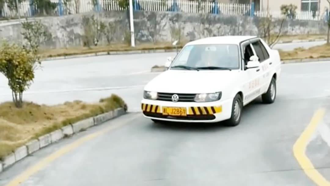 老款捷达科目二曲线行驶看点操作讲解,曲线行驶这样做真的不难!