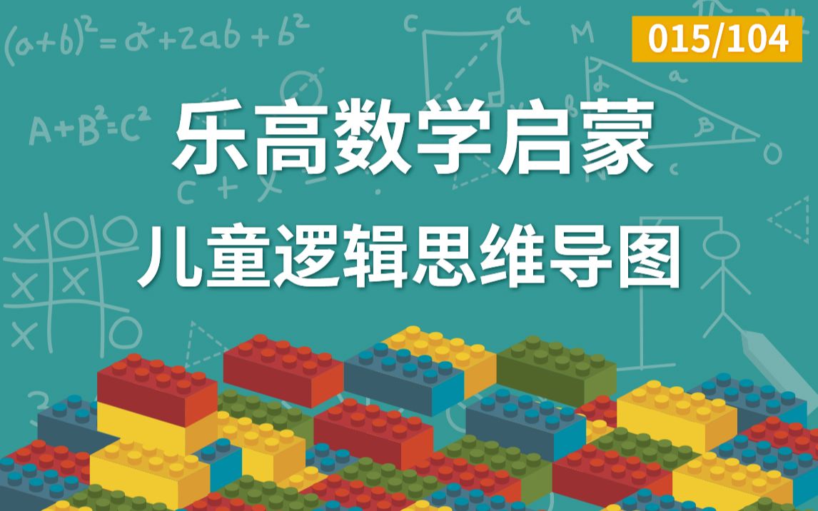 乐高数学启蒙15:儿童逻辑思维导图