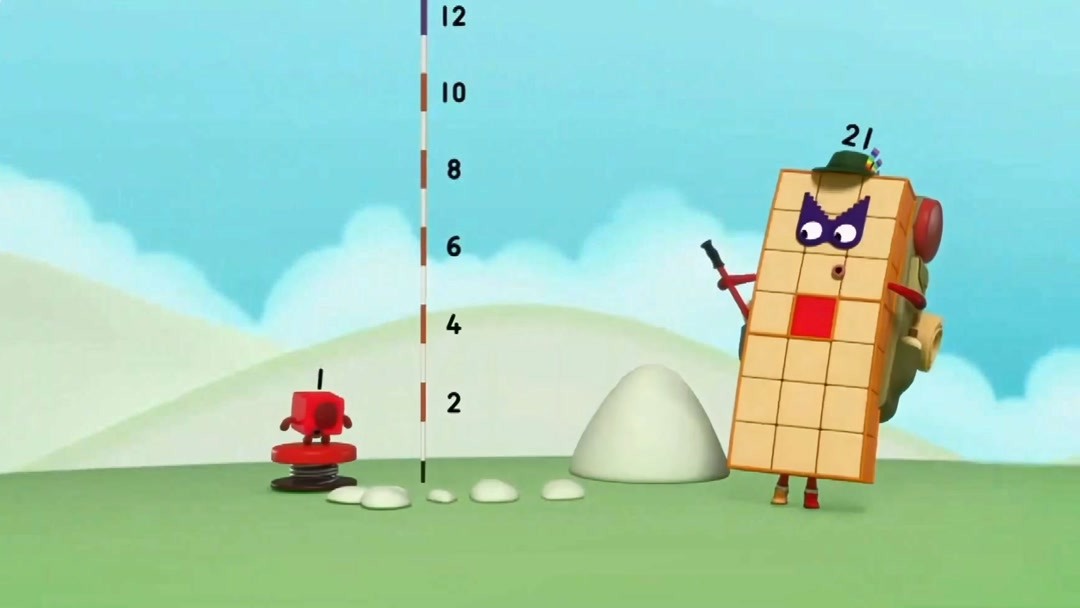 数字方块 搞笑动画:21哥“教学” 小1进步好快 一下就学会了!