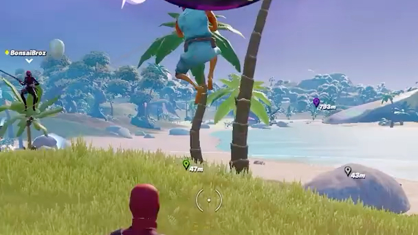 【堡垒之夜】君杨兄惨遭蜘蛛侠调戏