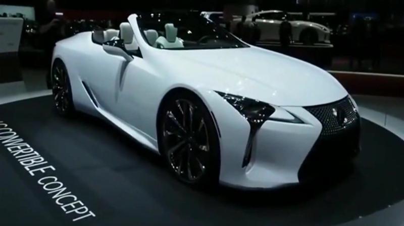 最新款雷克萨斯双门敞篷车,颜值清新靓丽惹人爱,看着就心动了!