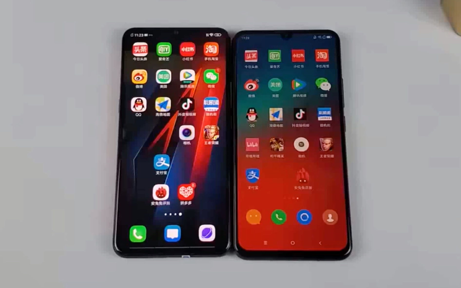 联想Z6Pro对比iQOO