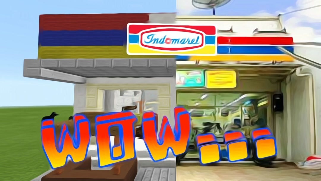 我的世界:如何制作INDOMARET便利店