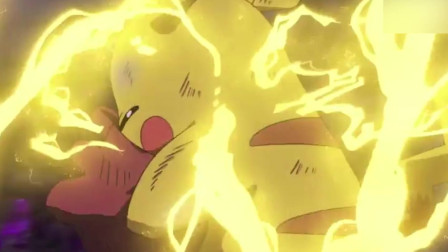 口袋妖怪:小智牺牲了,皮卡丘伤心痛哭,亿万伏特秒全部!