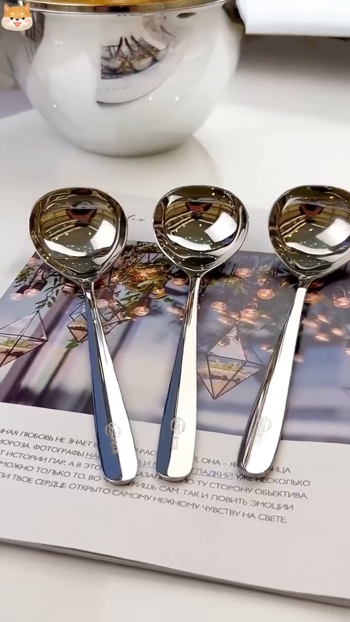 不锈钢大汤勺5.99抢到手3个