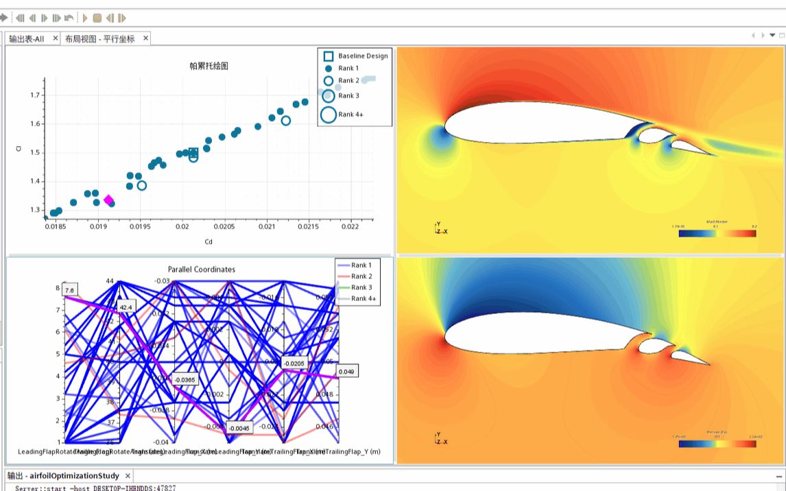 【STAR CCM+官方案例】18.6设计探索:Pareto优化:二维机翼设计