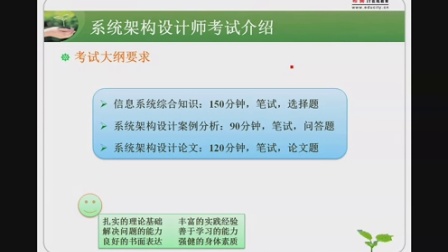 系统架构设计师考试串讲视频1