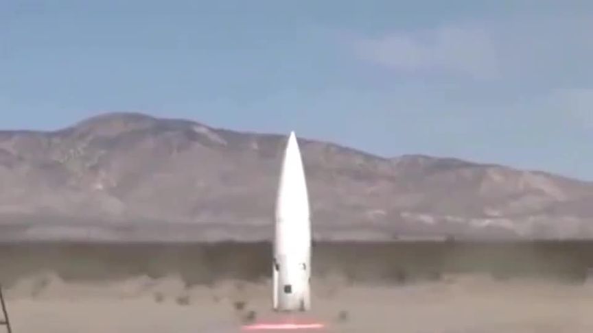 火箭实验,太震撼!可回收的,厉害