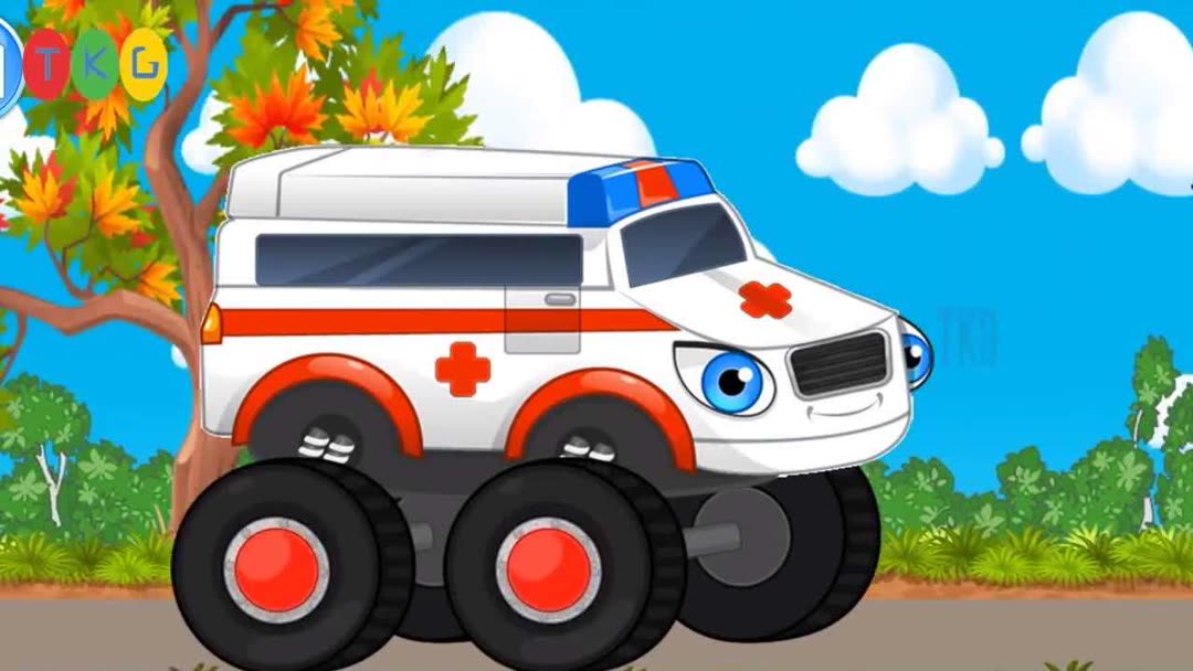 动画短片,认识救护车,早教动画少儿动画