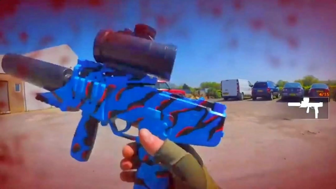 逐梦真人CS:假期家庭娱乐版玩具枪大作战,第一人称超神视角