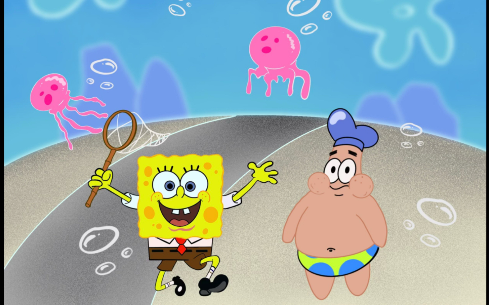 procreate 小白手绘海绵宝宝和派大星—绘画过程