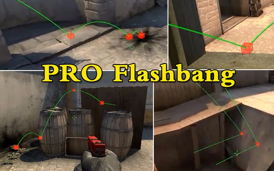 【CSGO】十三个利用地图斜面的炫酷闪光弹投掷教学